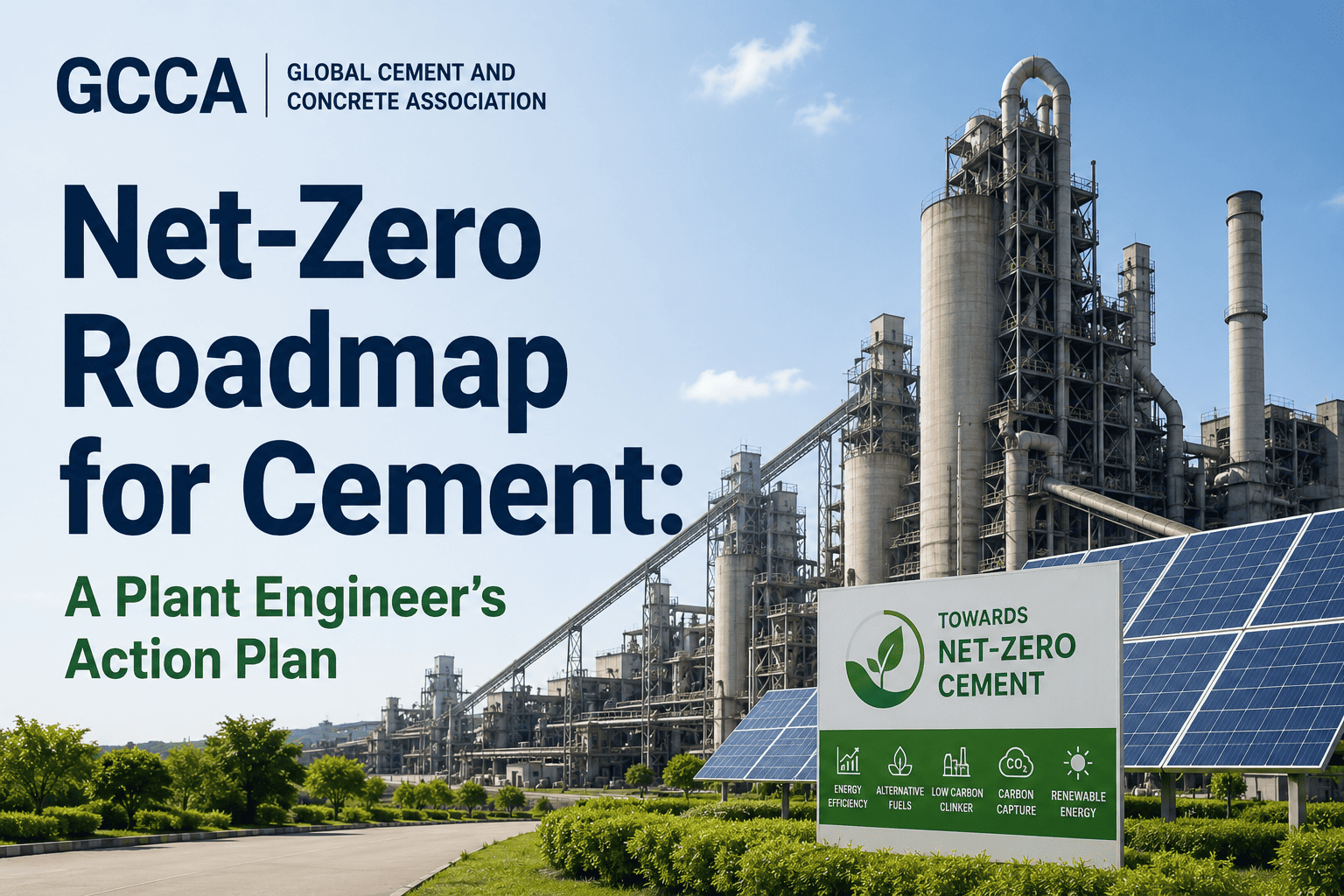 GCCA Net-Zero Roadmap for Cement: A Plant Engineer's Action Plan