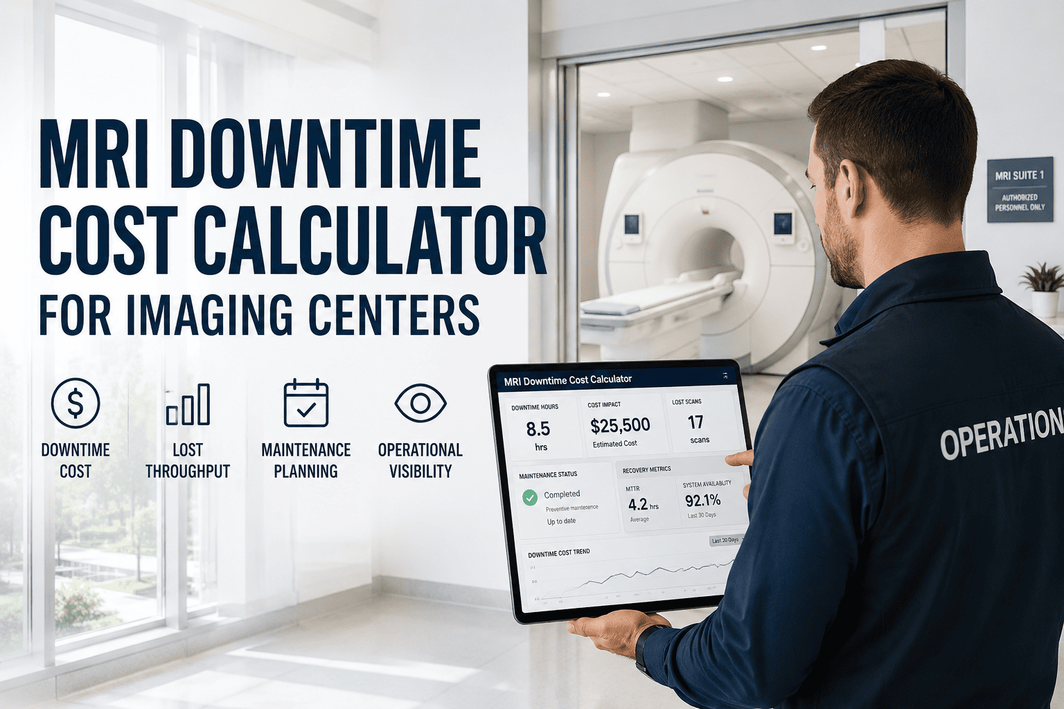 MRI Downtime Cost Calculator for Imaging Centers