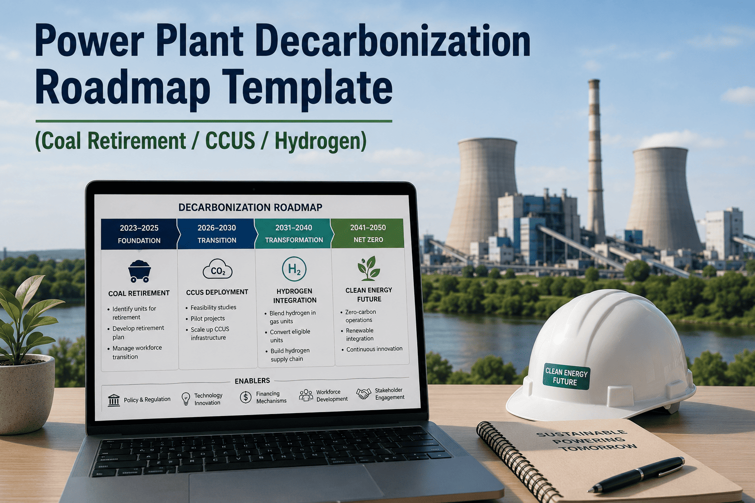Power Plant Decarbonization Roadmap Template (Coal Retirement / CCUS ...