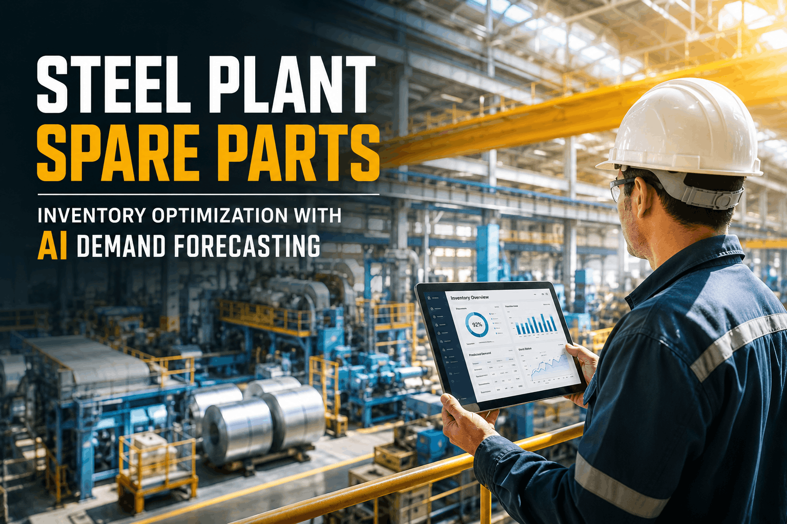 Steel Plant Spare Parts Inventory Optimization with AI Demand Forecasting